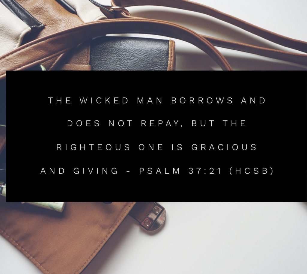 Daily Bible Verse and Devotion – Proverbs 37:21 – The Z